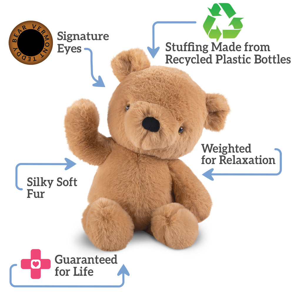 13 In. Weighted Teddy Bear – Vermont Teddy Bear