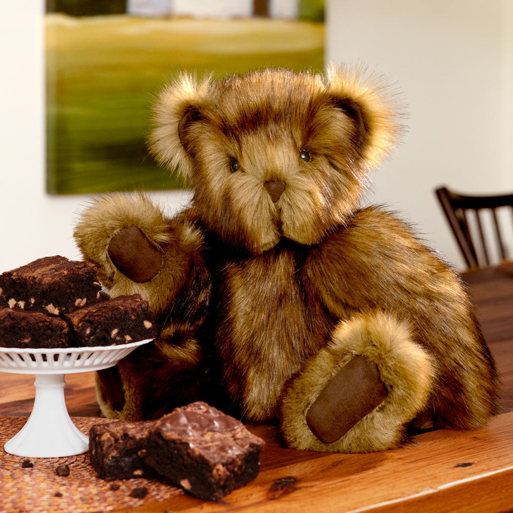 20 In. Special Edition Peanut Butter Brownie Bear – Vermont Teddy Bear