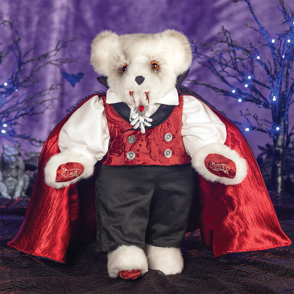 15 In. Limited Edition Count Dracula Vampire Bear – Vermont Teddy Bear