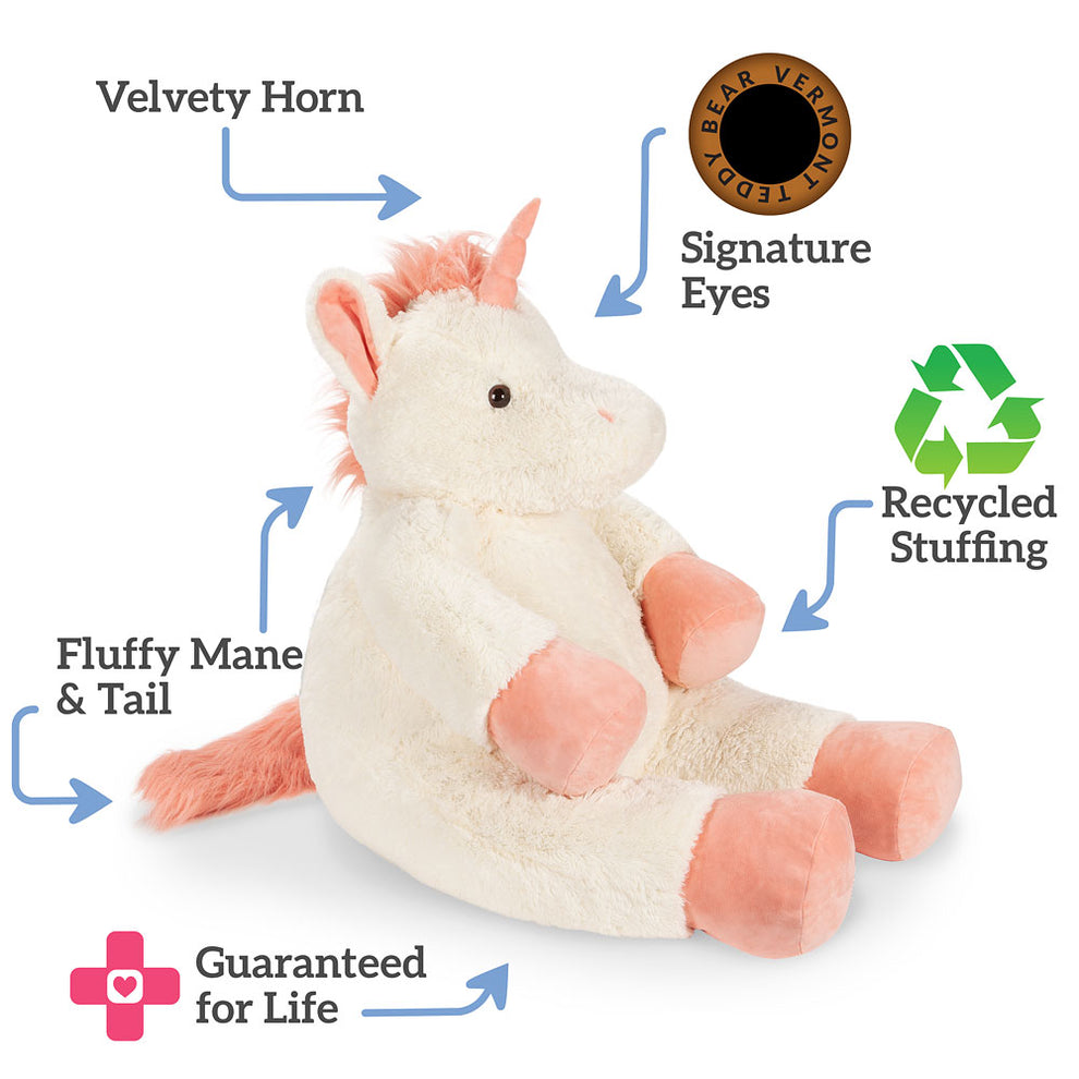 4 Ft. Cuddle Unicorn – Vermont Teddy Bear