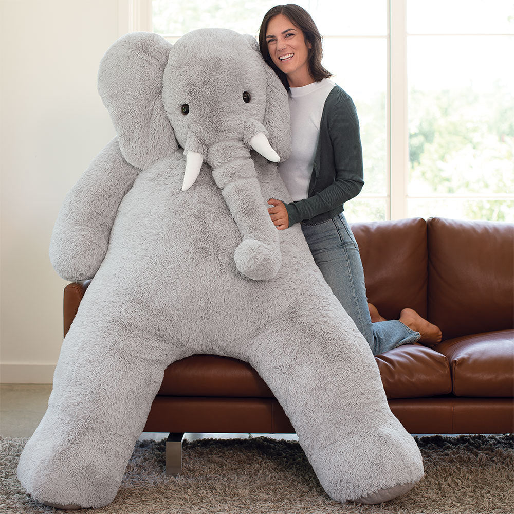 6 Ft. Giant Cuddle Elephant – Vermont Teddy Bear