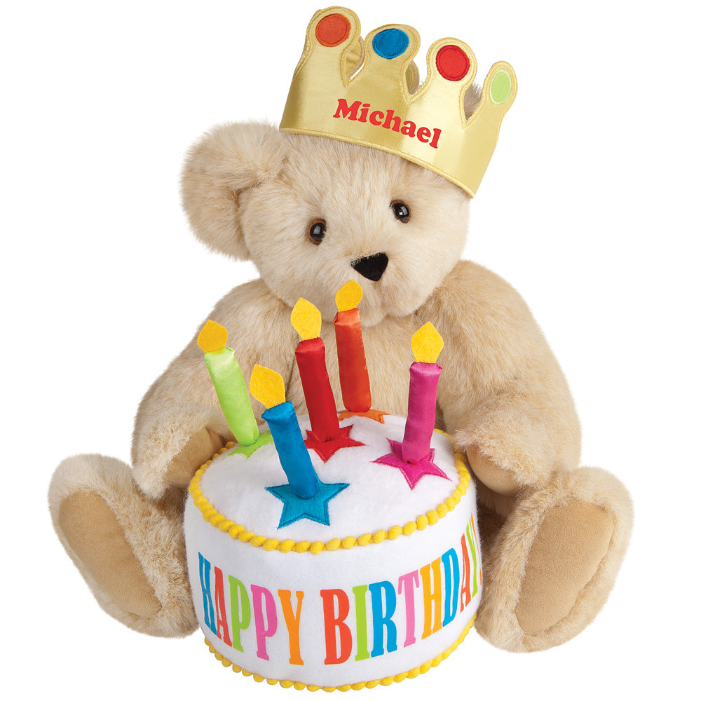 15 In. Happy Birthday Bear – Vermont Teddy Bear