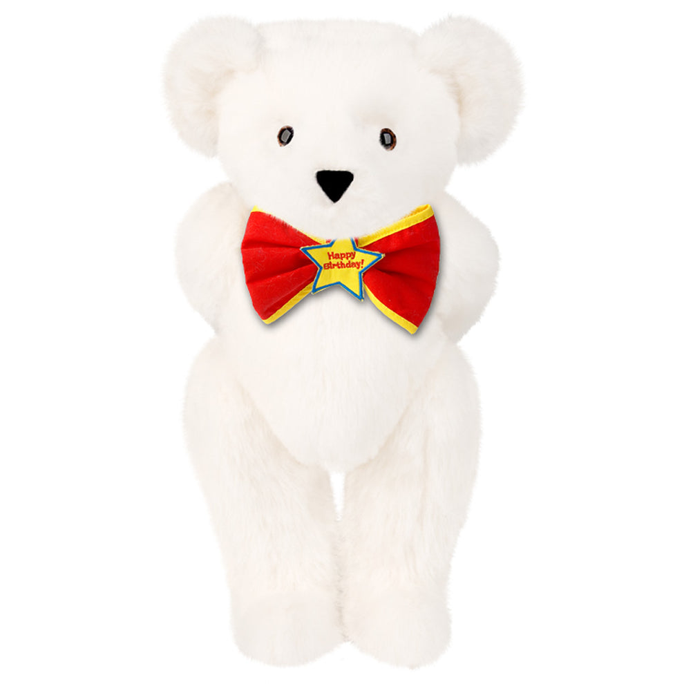 15 In. Happy Birthday Bow Tie Bear – Vermont Teddy Bear