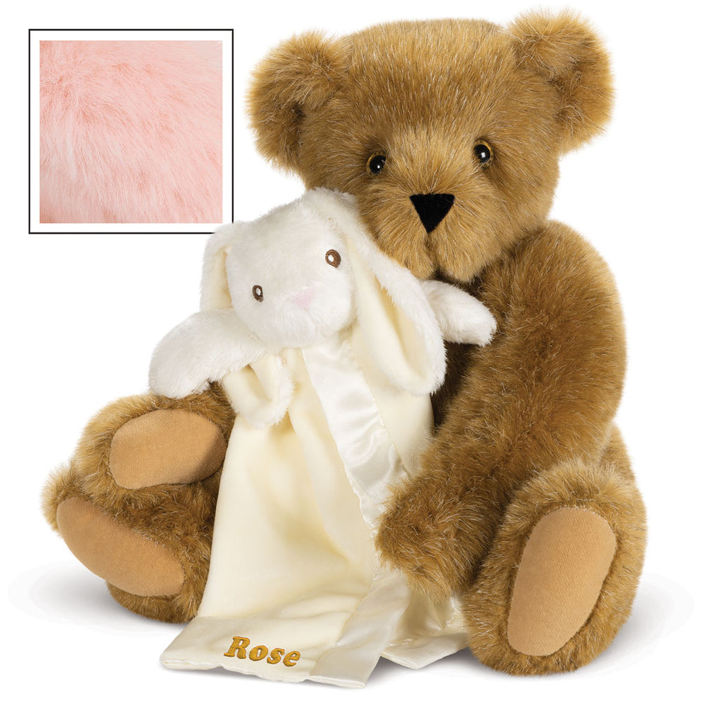 15 In. Cuddle Buddies Gift Set with Bunny Blanket – Vermont Teddy Bear